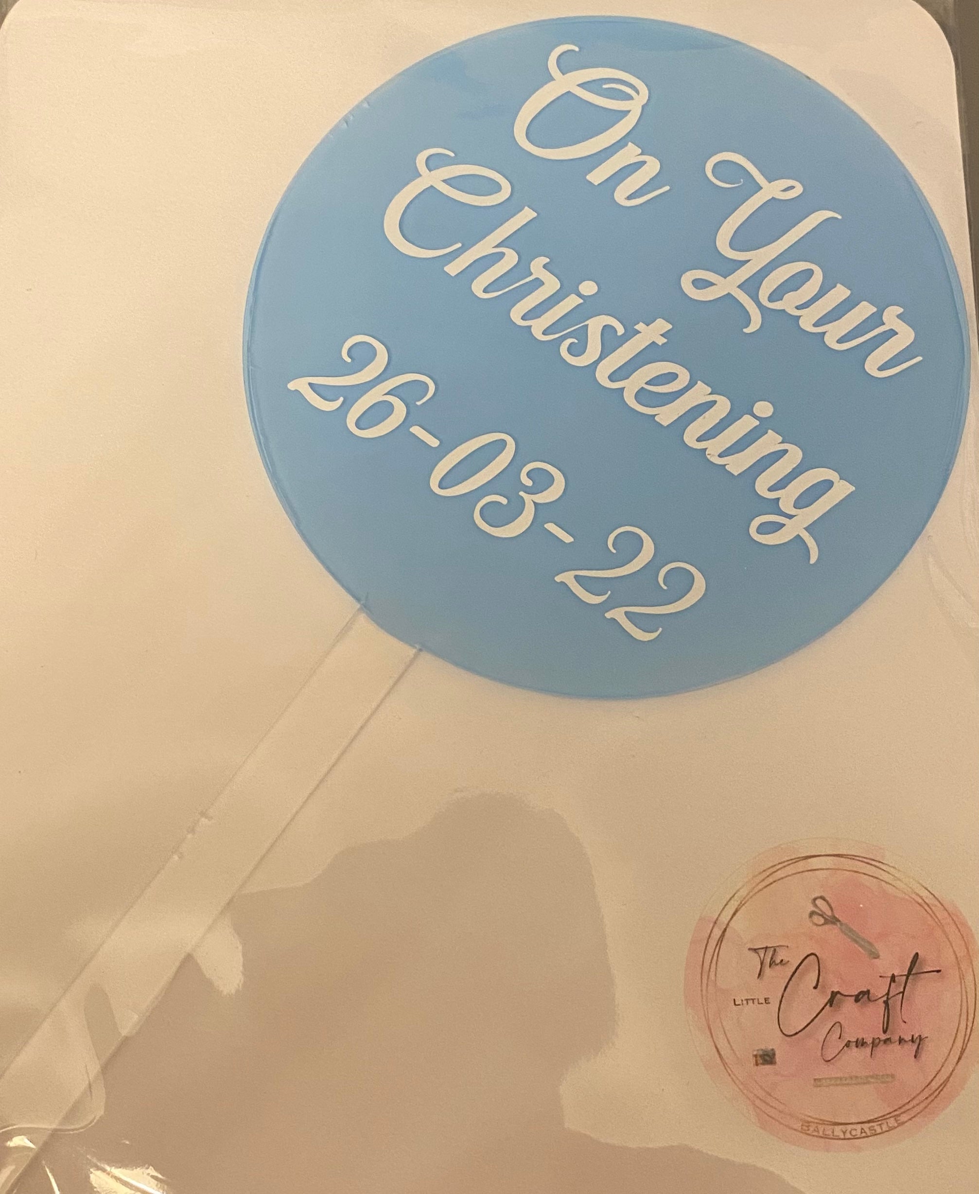 Acrylic cake toppers (boy) – The Little Craft Company